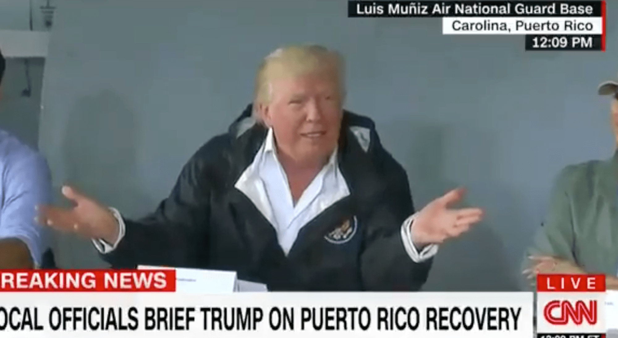 In Puerto Rico, Trump Says Hurricane Maria Isn’t a “Real Catastrophe ...