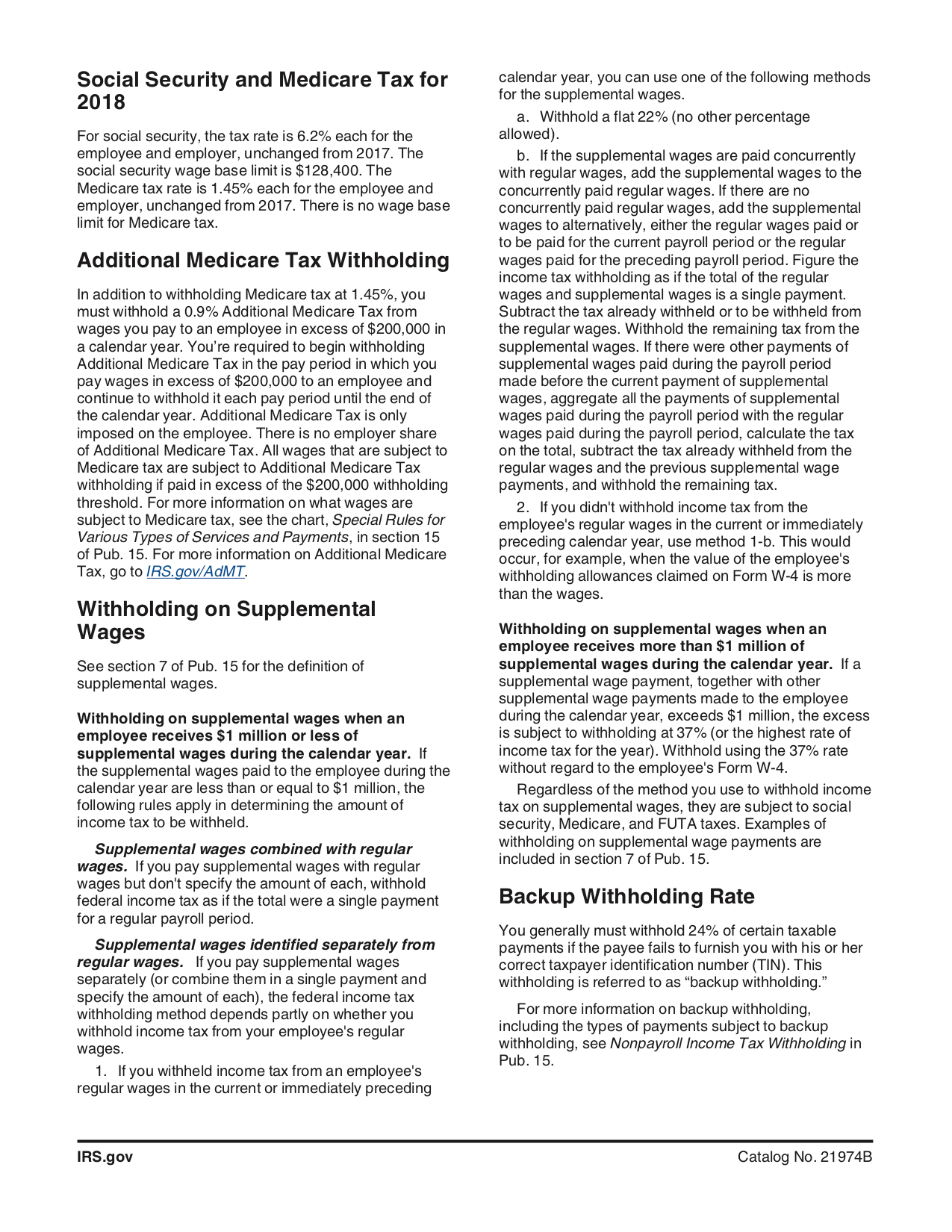 The Treasury Department Just Released Updated Tax Withholding Tables ...