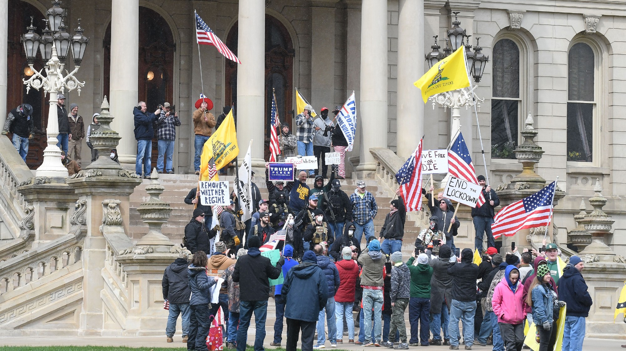 Armed Protesters Stormed the Michigan Statehouse This Afternoon ...