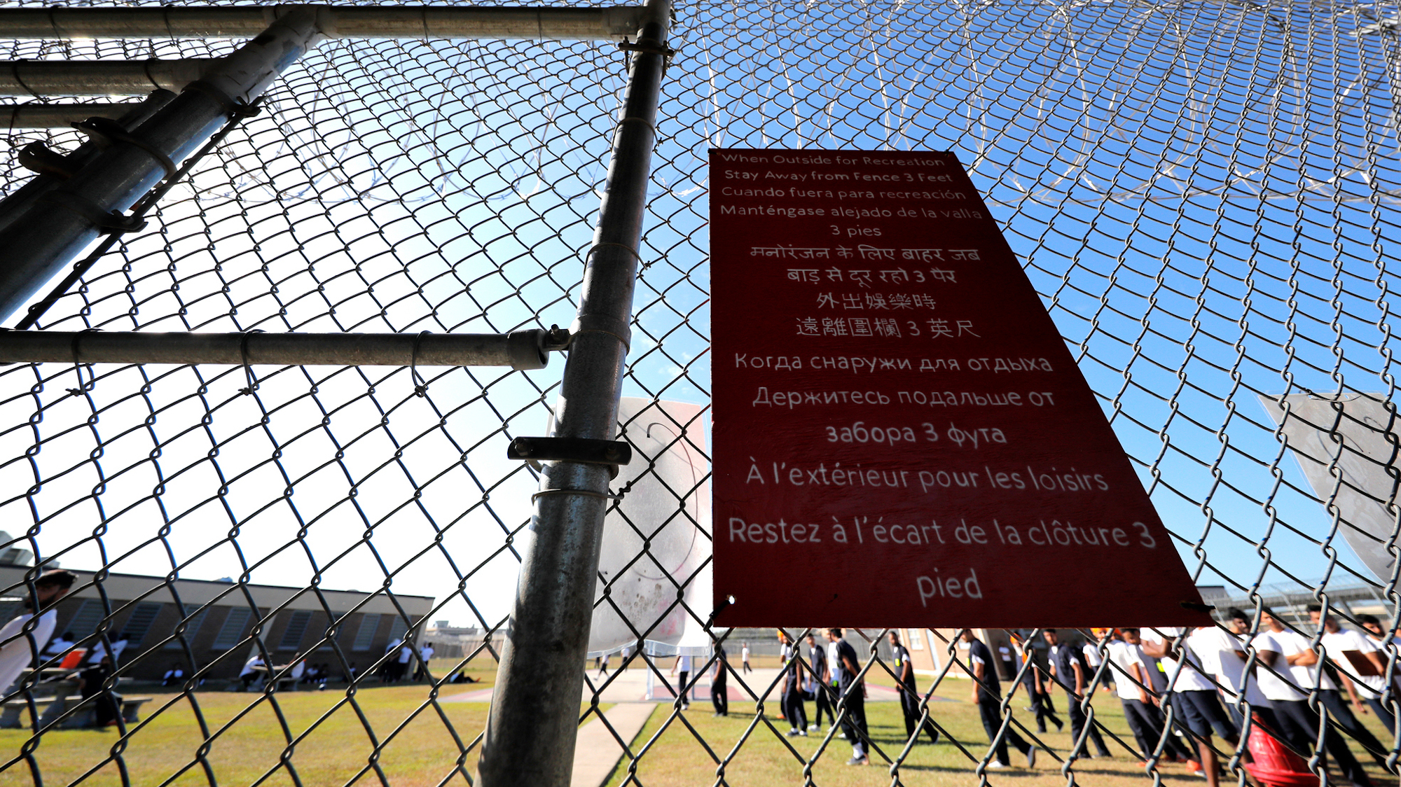 Guards Pepper-Spray Protesting Asylum Seekers at an ICE Detention ...