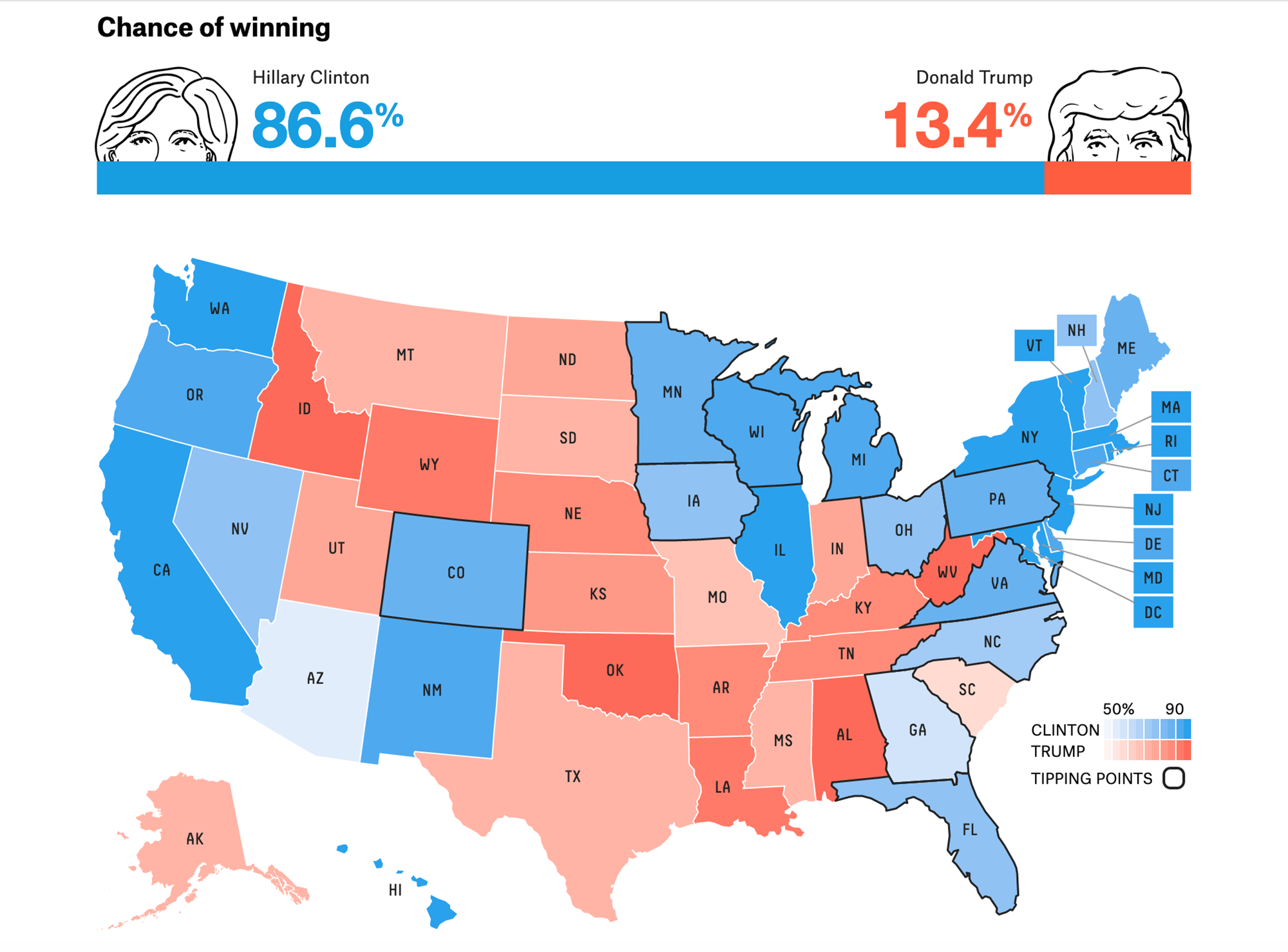 This Is What the Presidential Race Looked Like Exactly Four Years Ago ...