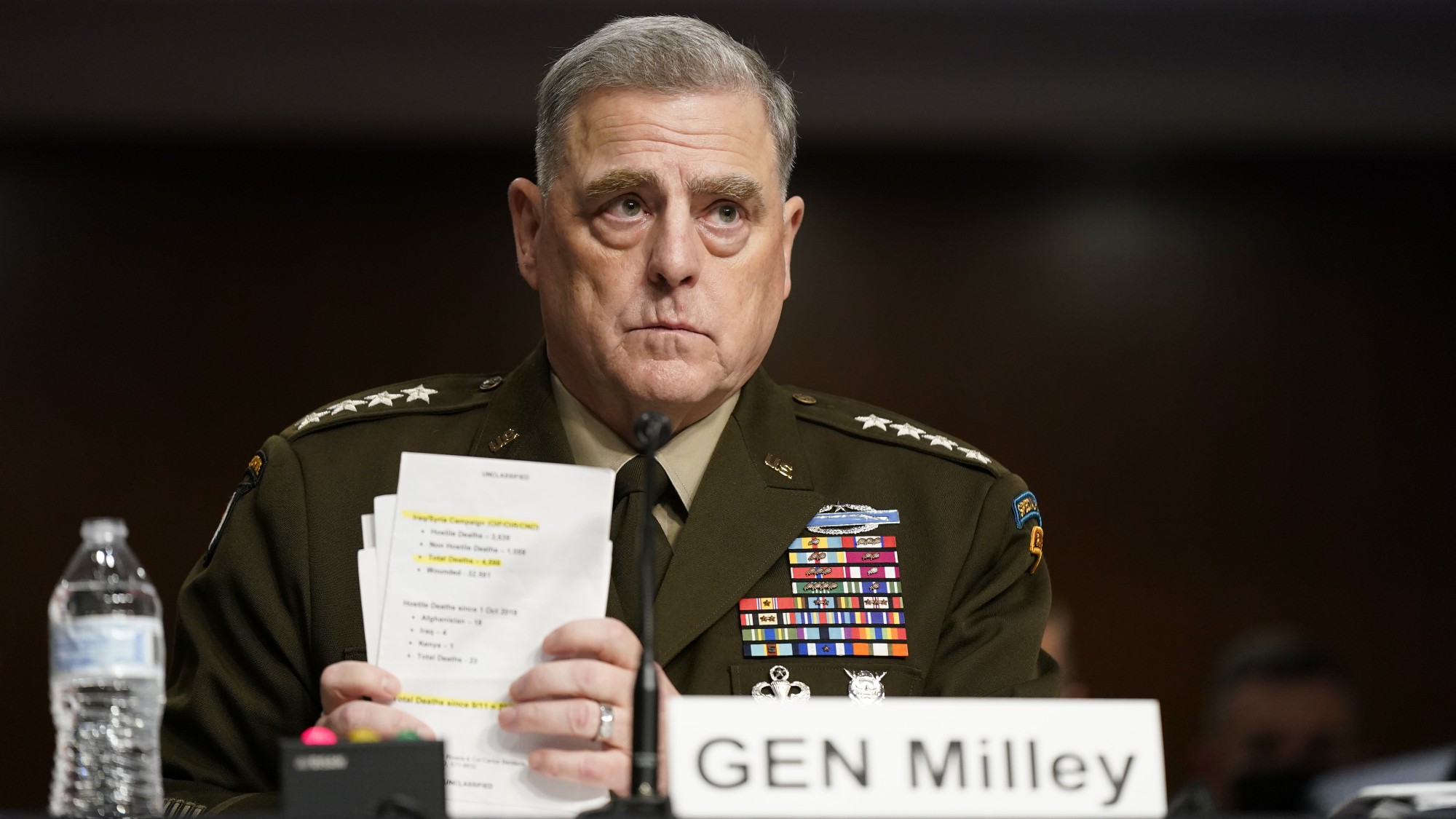 Gen. Milley Defends China Calls, Says He Was “Not Qualified” to ...
