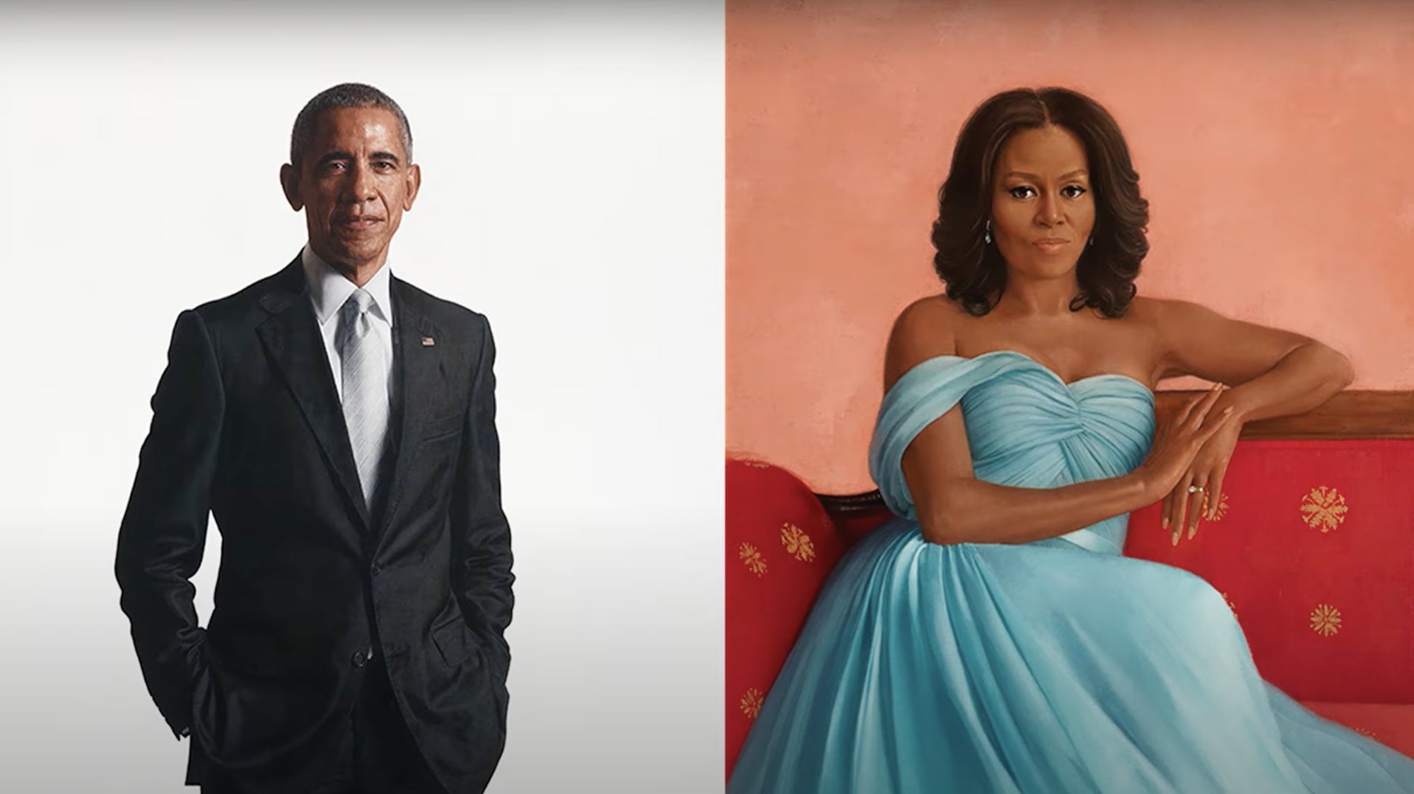 Obamas Return to White House for First Portrait Unveiling in Ten Years ...