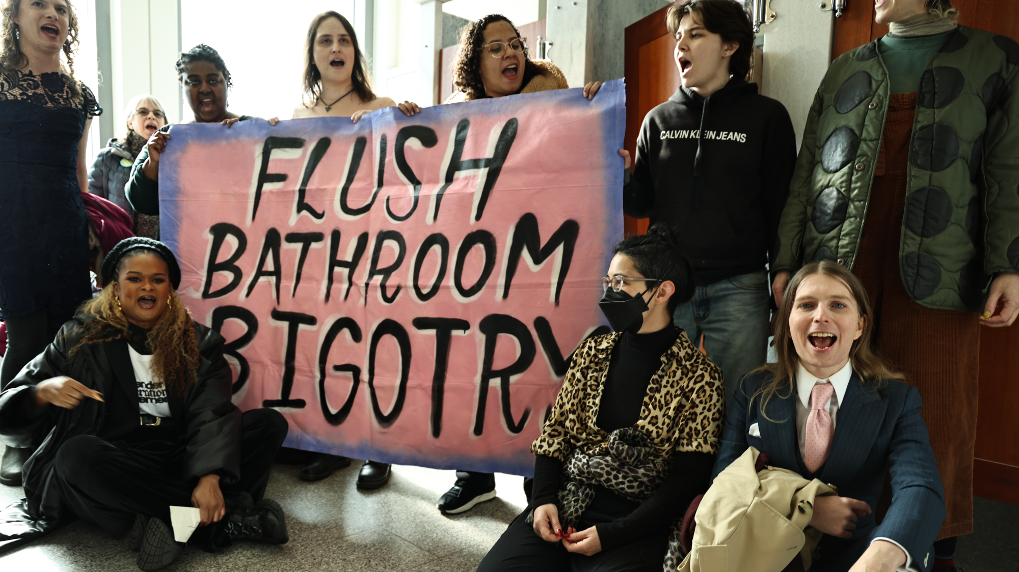 Activists Occupied Bathrooms in the US Capitol to Protest the Trans Ban ...