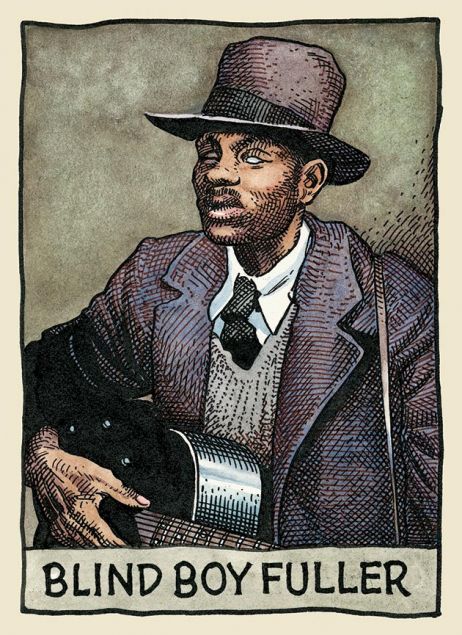 13 Cartoon Portraits of Legendary Blues Artists – Mother Jones