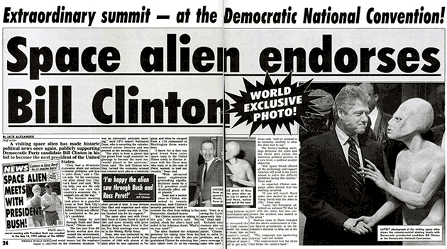 Hillary’s Alien Baby And 7 Other Out-of-This-World Tabloid Tales ...