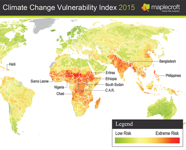 32 Countries Where Global Warming Could Make Violence Worse – Mother Jones